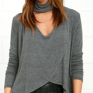 Lulus | Sweaters | Cutout High Low Sweater Nwot | Poshmark